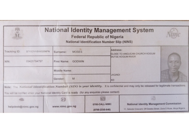 National ID Card | PDF