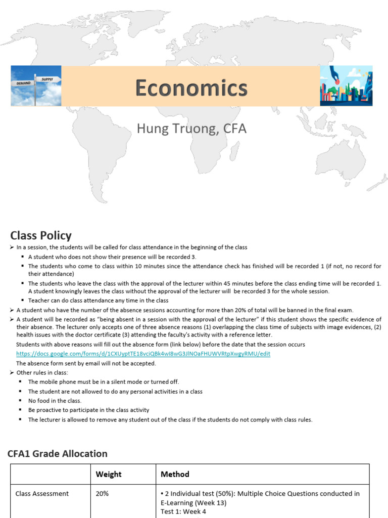Economics CFA1 S12024-2025 | PDF | Fiscal Policy | Demand