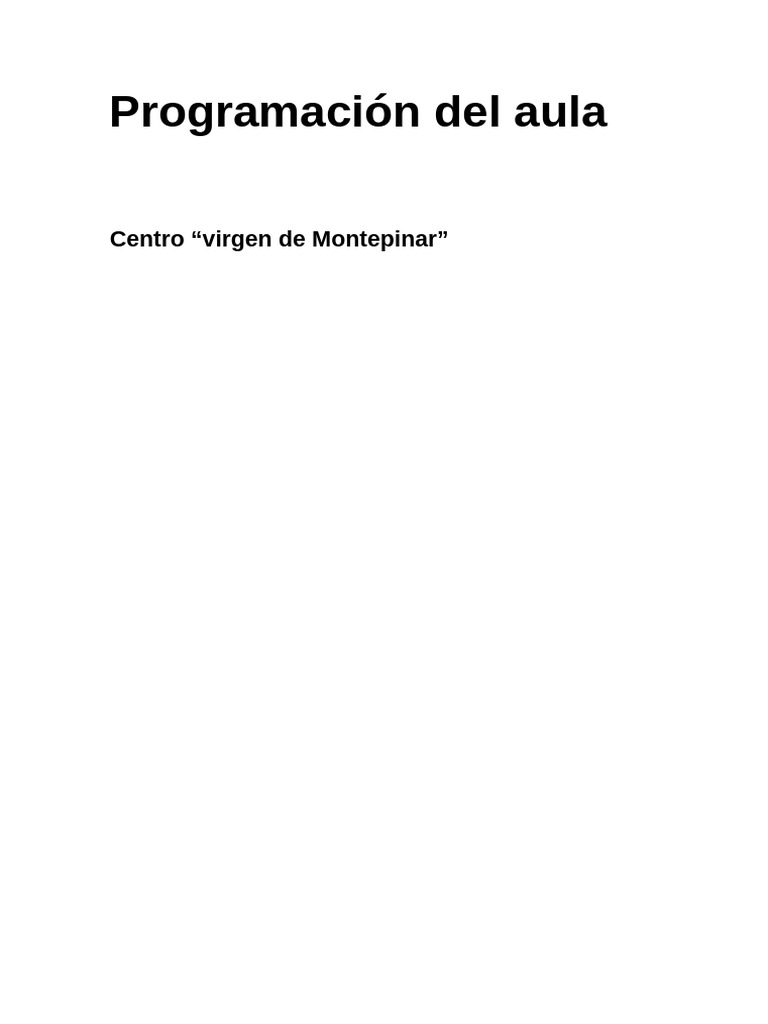 programacion | PDF | Evaluación | Aprendizaje