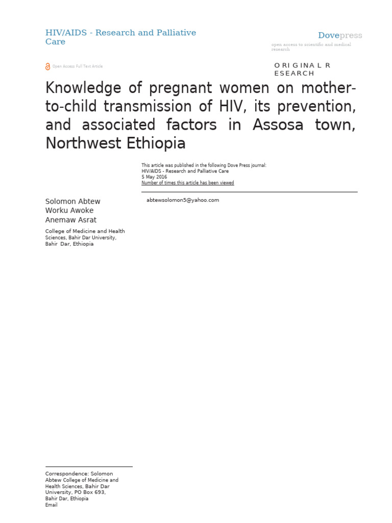 Hiv 8 101 | PDF | Management Of Hiv/Aids | Hiv/Aids