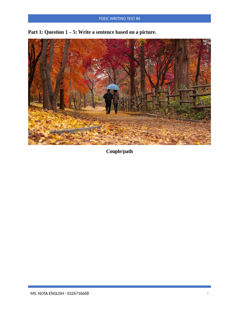 Writing Test 6 | PDF | Career & Growth | Games & Activities