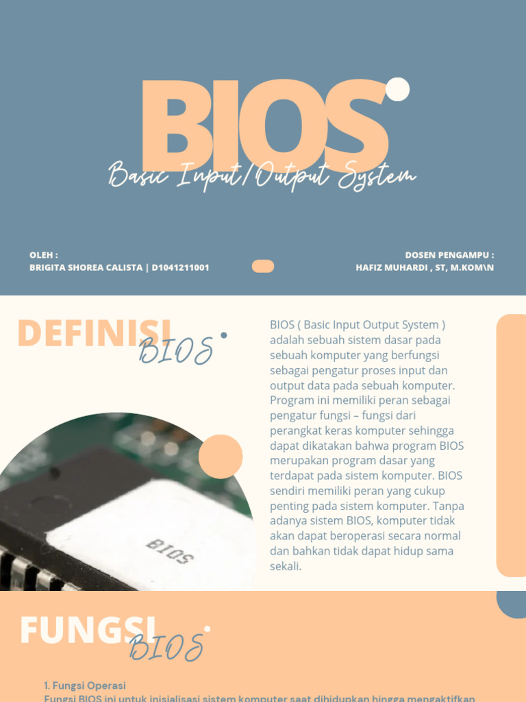 BIOS | PDF | Komputer