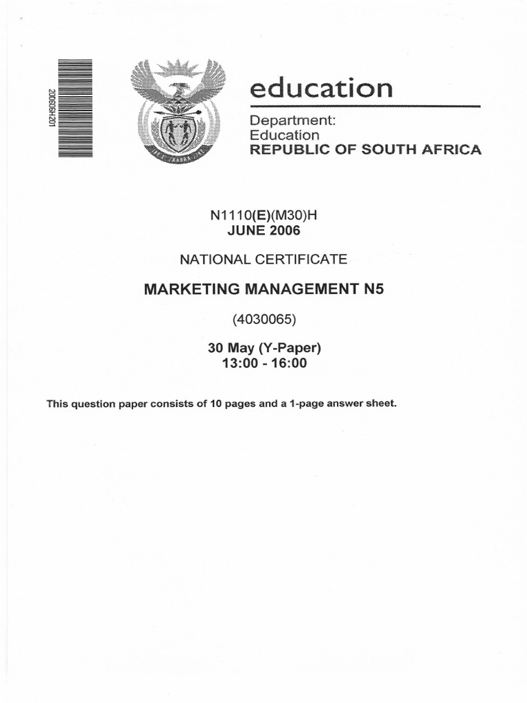 2006 Question Paper - June - 1 | PDF