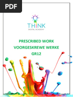 Grade 12 Prescribed Poetry 2025-2027 | PDF | Poetry
