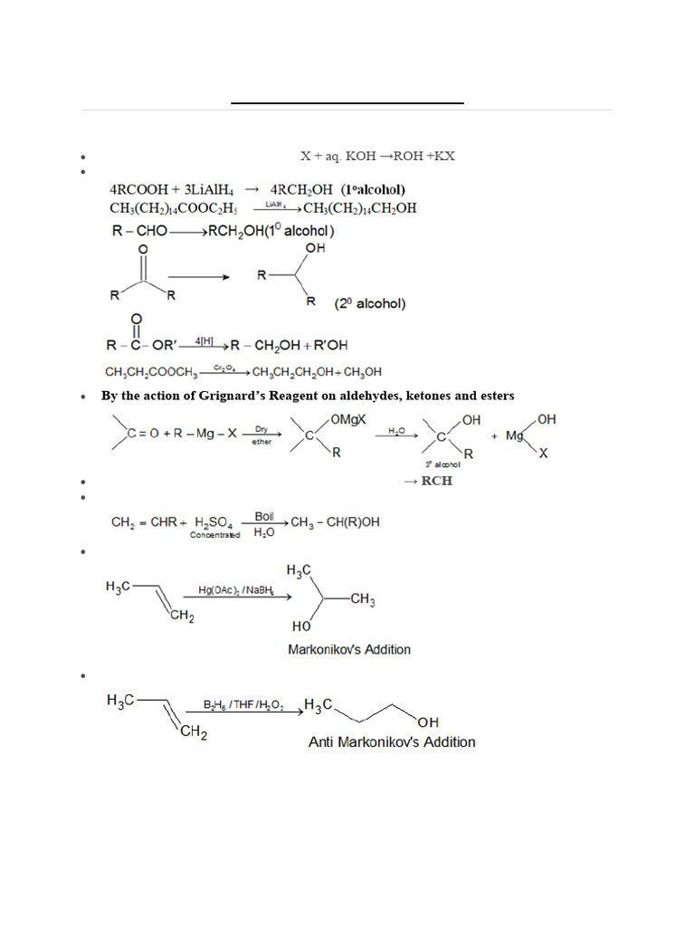 202004032240234795abha Alcohols Phenols and Ethers | PDF | Ether | Aldehyde
