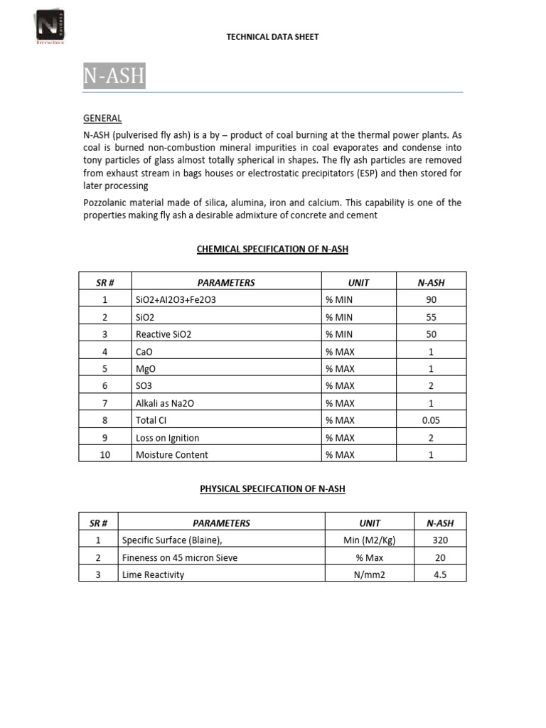 N-ASH 20 | PDF | Concrete | Cement