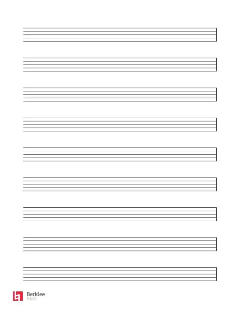 Music Sheet Blank | PDF