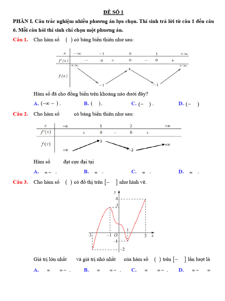 Chia sẻ Bo De-kiem-tra-giua-HK1-Toan-12 | PDF