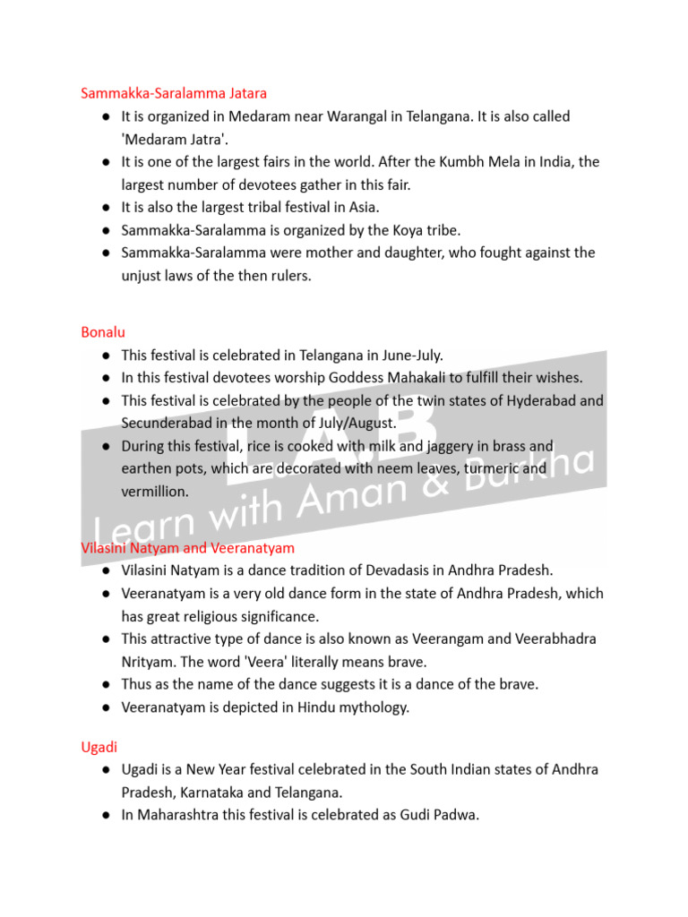 Folk Dance of India | PDF