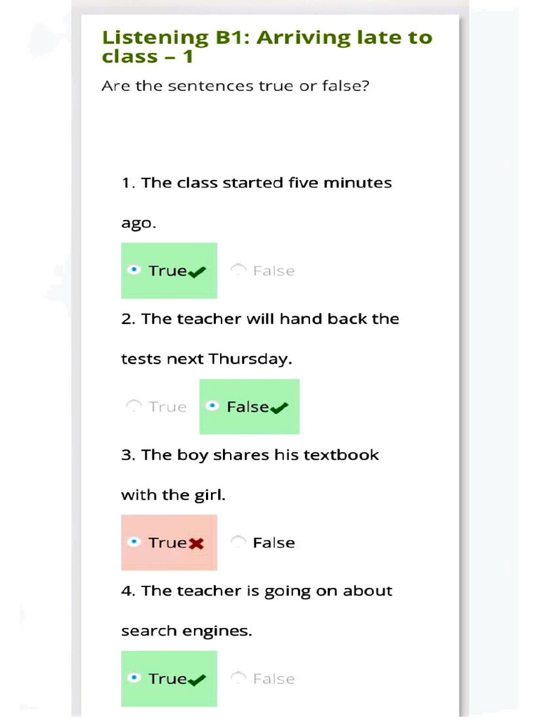 Arriving Late to Class Task 1 | PDF