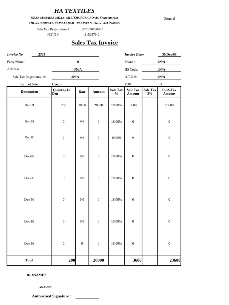 Sale of Ha Textile | PDF | Invoice | Undergarment