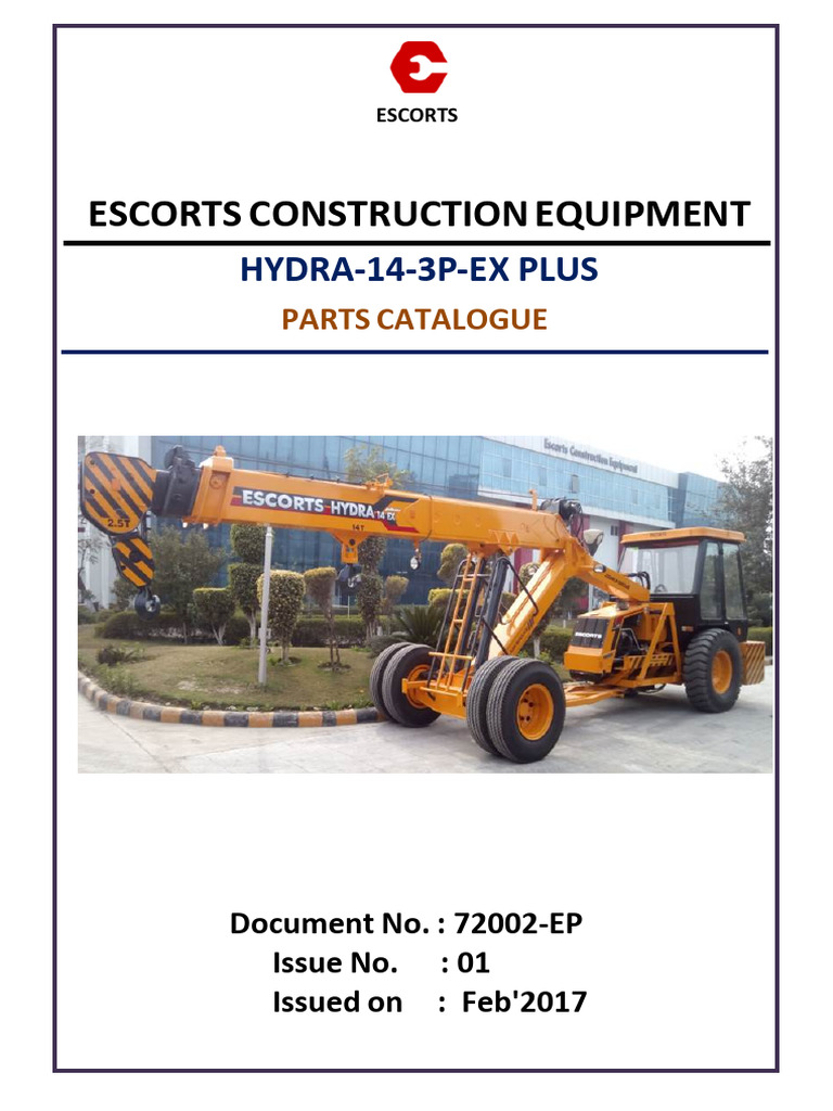 Hydra-14 Parts Catalogue Overview | PDF | Axle | Screw