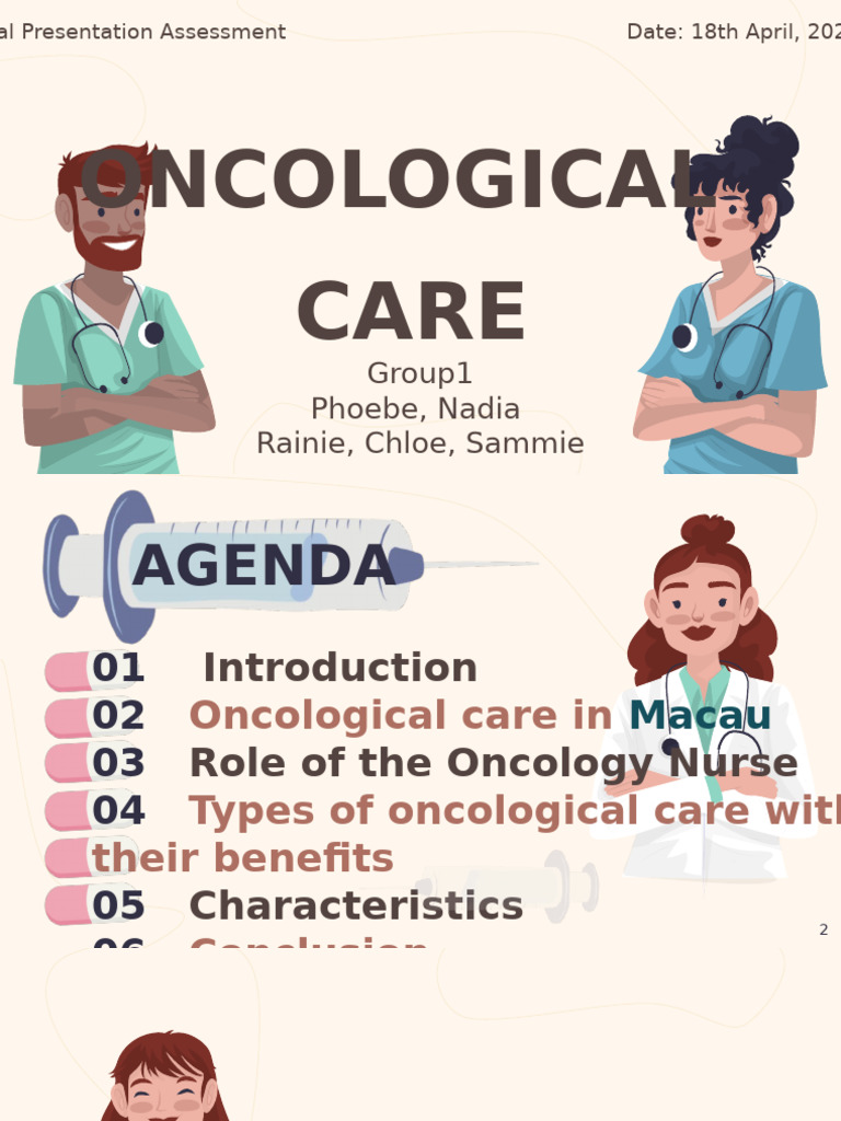 ENG - Oncological Care Group 1 | PDF | Oncology | Cancer