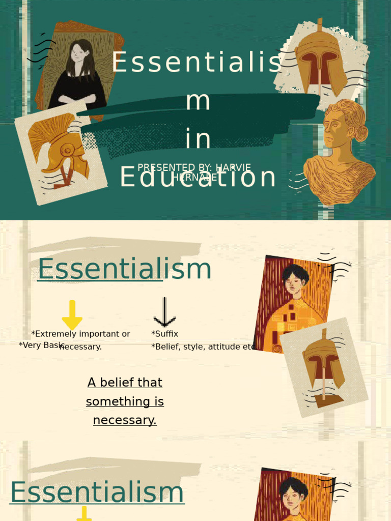 Essentialism Hernale | PDF | Curriculum | Essentialism
