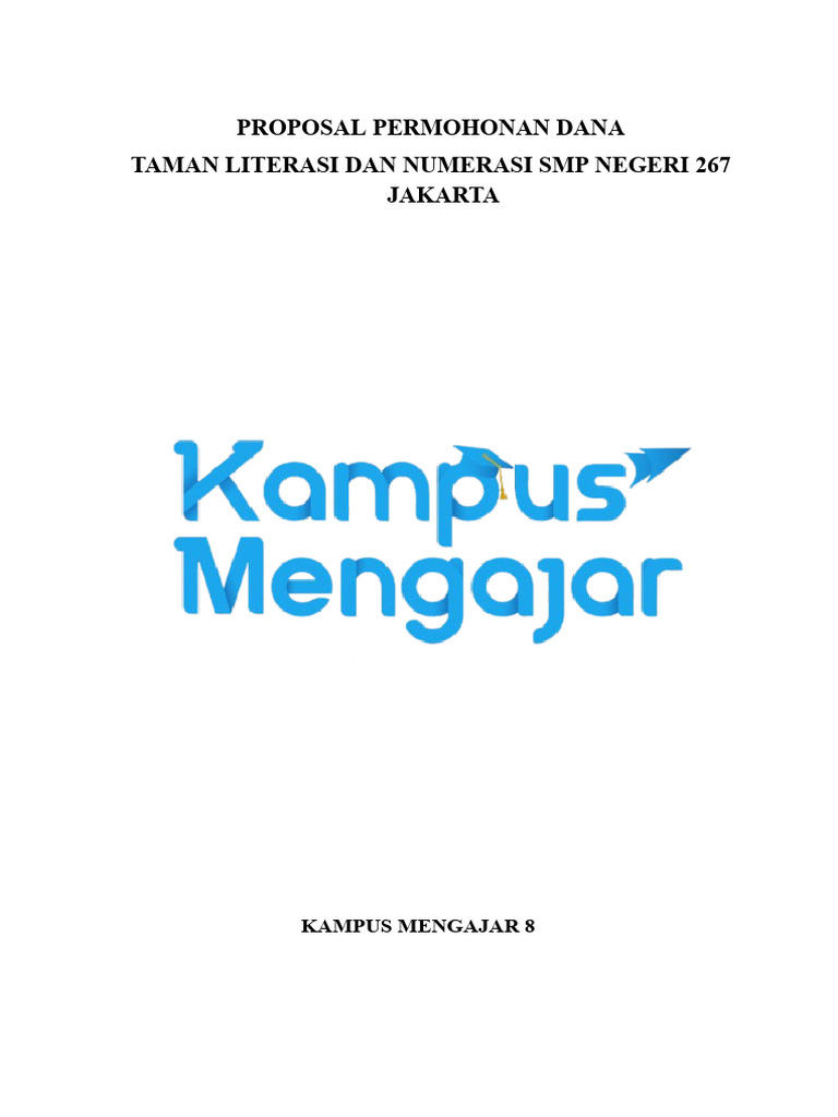 Proposal Permohonan Dana Kampus Mengajar | PDF
