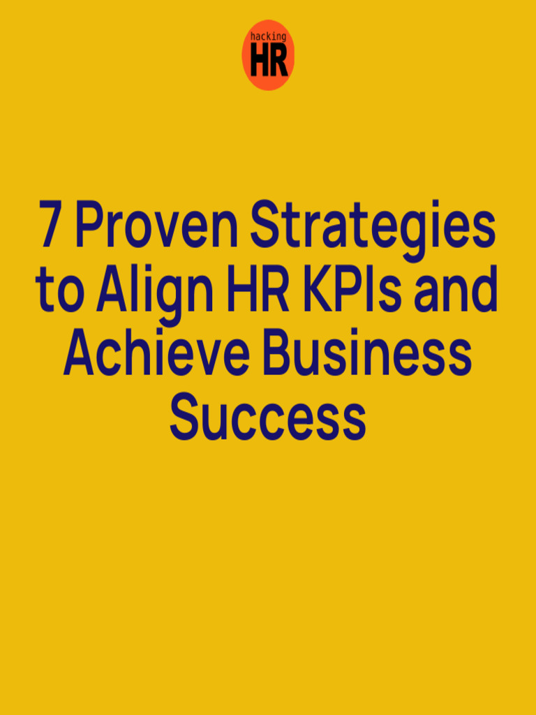 7 Proven Strategies | PDF | Performance Indicator | Goal