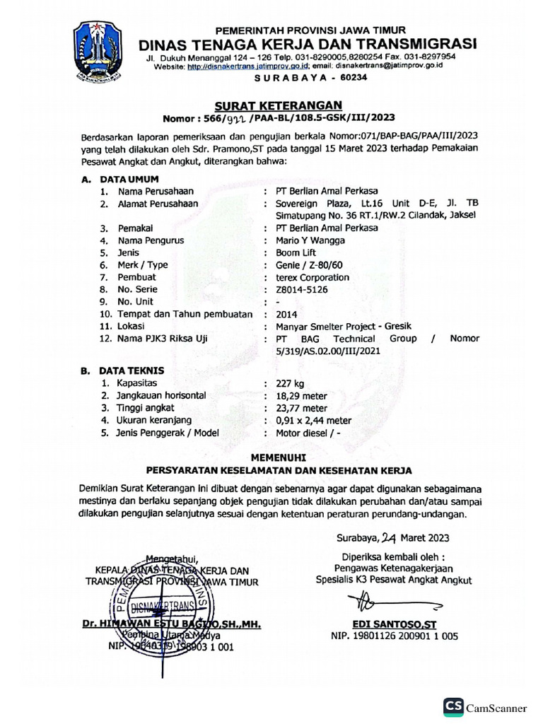 11 Bap - 4701 Boom Lift | PDF