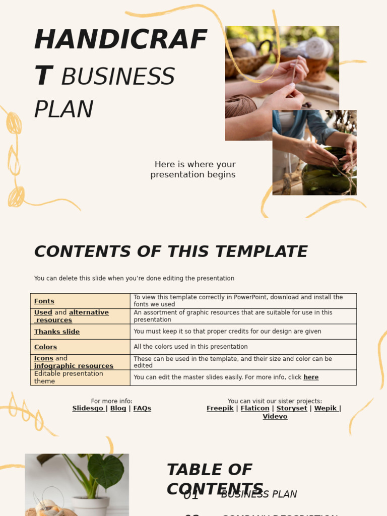 Handicraft Business Plan | PDF | Planets | Solar System