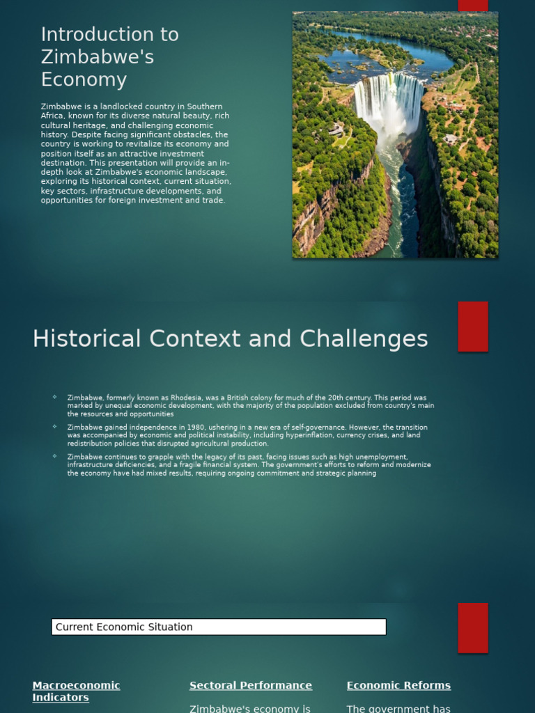Introduction To Zimbabwe's Economy | PDF | Zimbabwe | Infrastructure