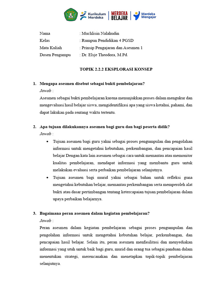 PPA Topik 2.2.2 EKSPLORASI KONSEP | PDF