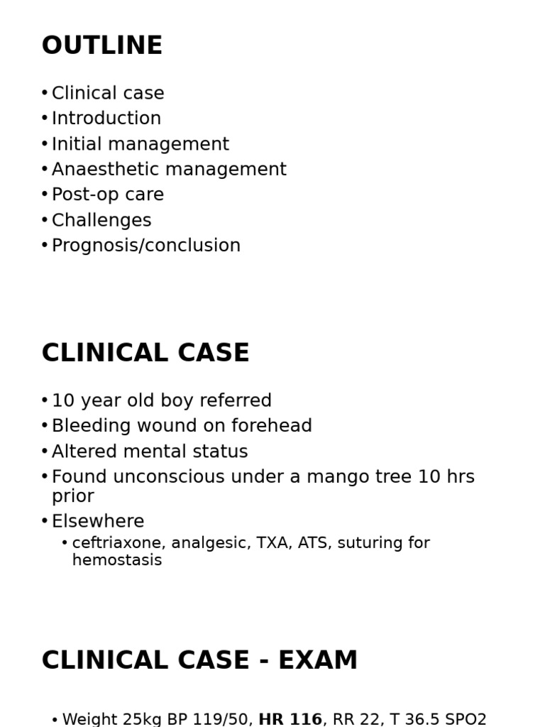 Pediatric Polytrauma Anesthetic Management | PDF | Shock (Circulatory ...