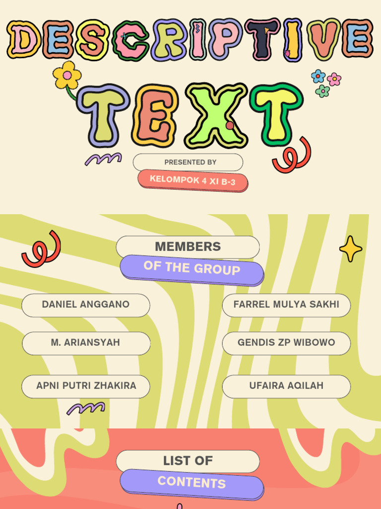 Colorfull Playful Tugas Kelompok Ekonomi Presentasi - 20241014 - 135005 - 0000 | PDF | Adjective ...