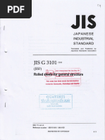 JIS G3191-2022 | PDF | Rolling (Metalworking) | Copyright