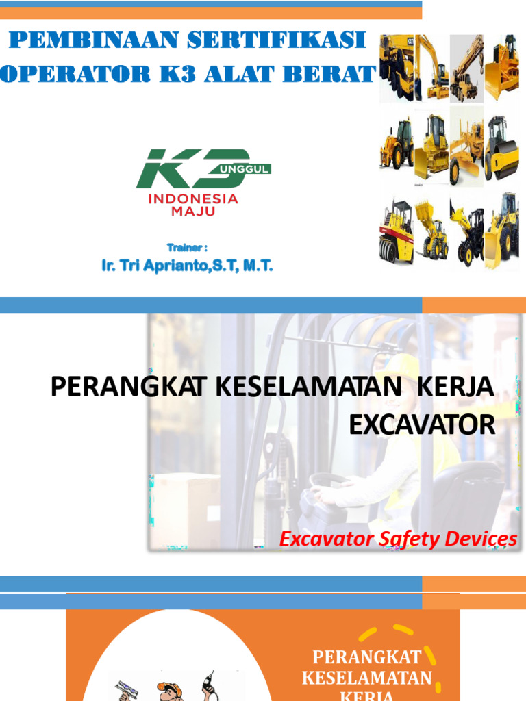 Perangkat Keselamatan Excavator | PDF