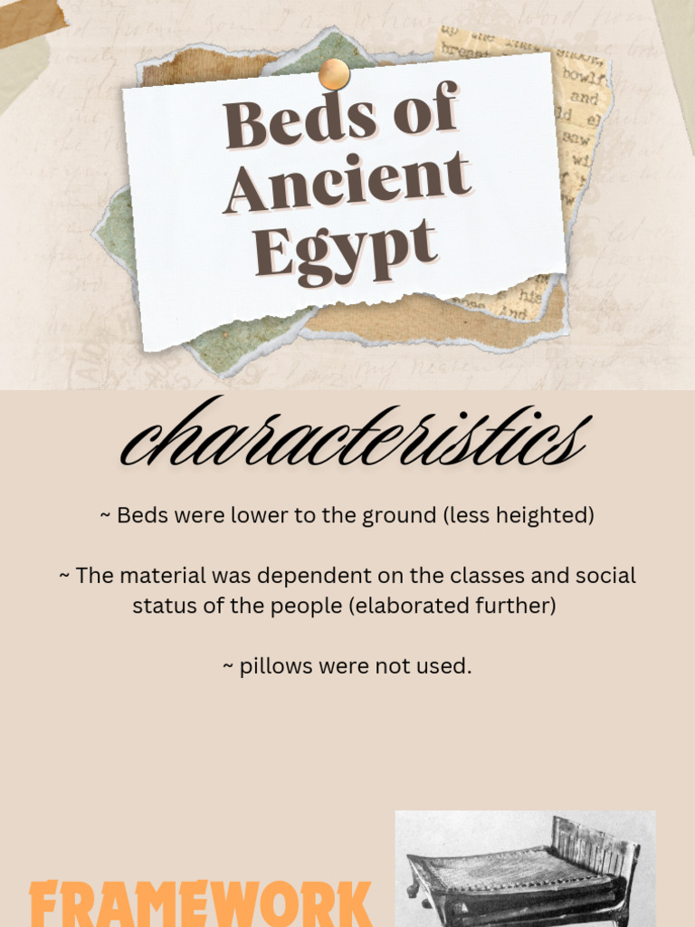 Ancient Egyptian Bed Designs and Materials | PDF | Social Science