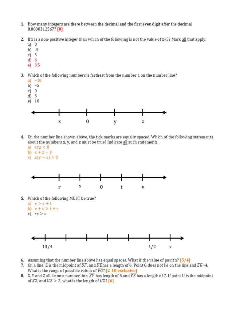 Math Problem Set for Students | PDF | Ratio | Mathematics