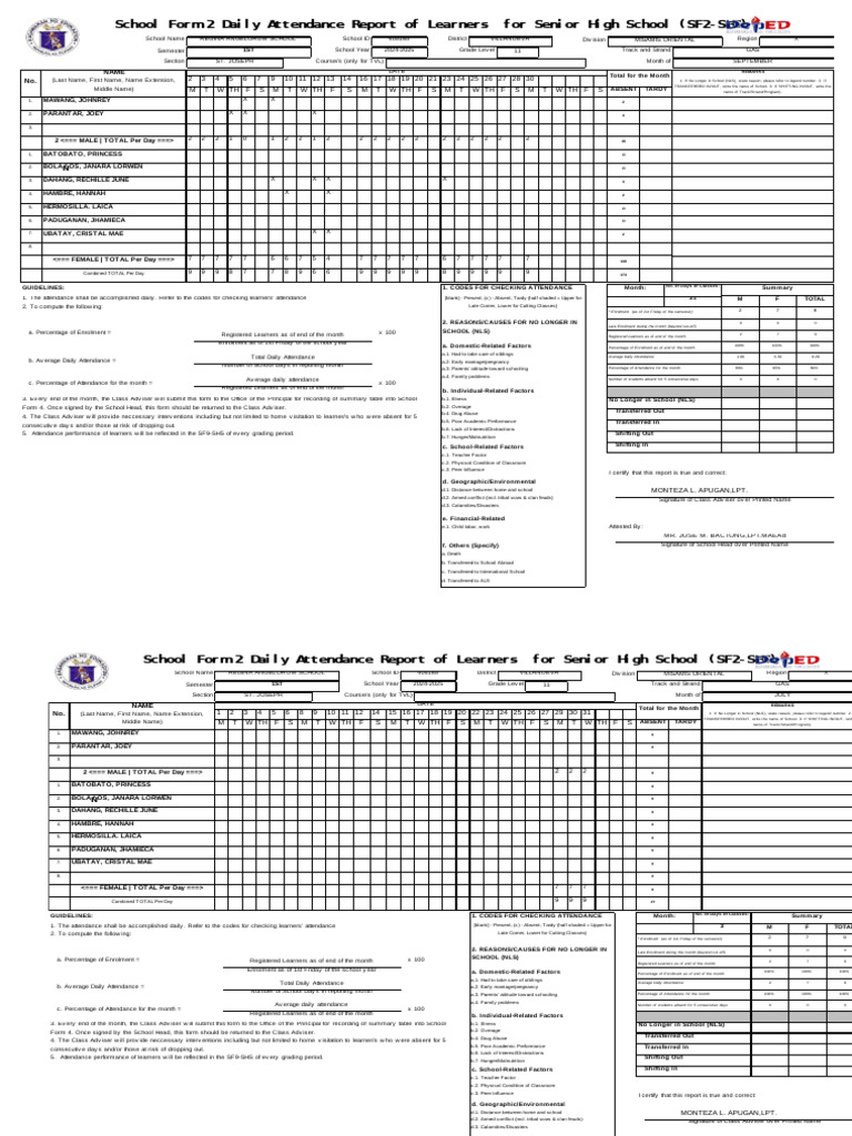 SF2 | PDF | Social Institutions | Living Arrangements