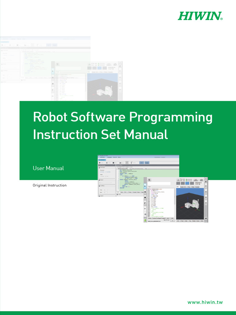ROBOT Software Programming Instruction Set Manual - (E) | PDF | Safety | Switch