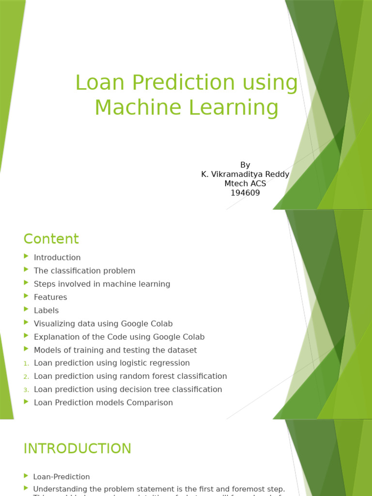 Loan-Prediction Using Machine Learning | PDF | Cross Validation (Statistics) | Statistical ...