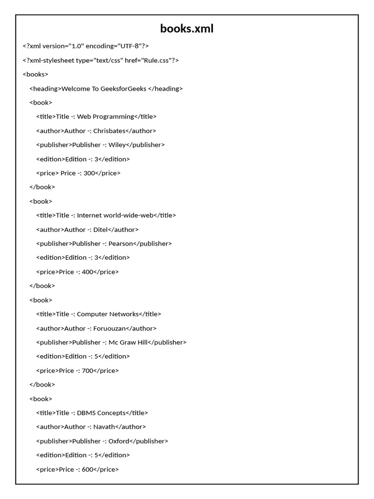 EXP3 XML & Css | PDF | Art | Computers