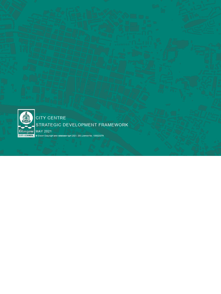 CC SDF - City Centre SDF Final May 2021 | PDF | Glasgow | Sustainability