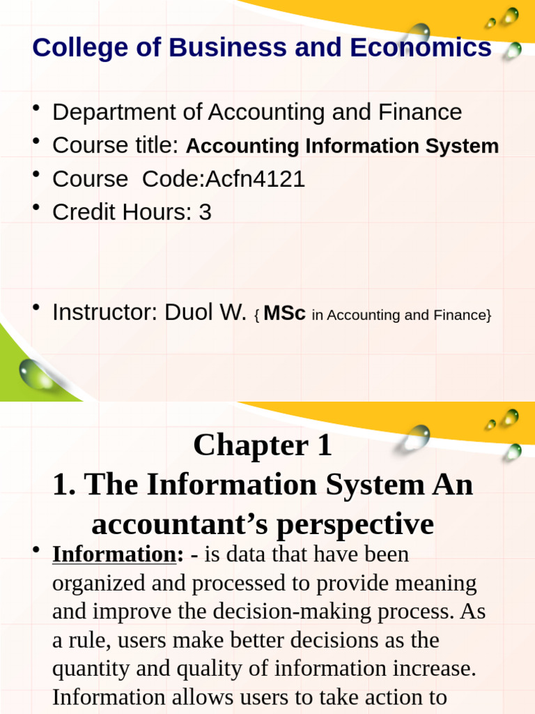 Ais Ppt For Accounting Pdf Business Computing