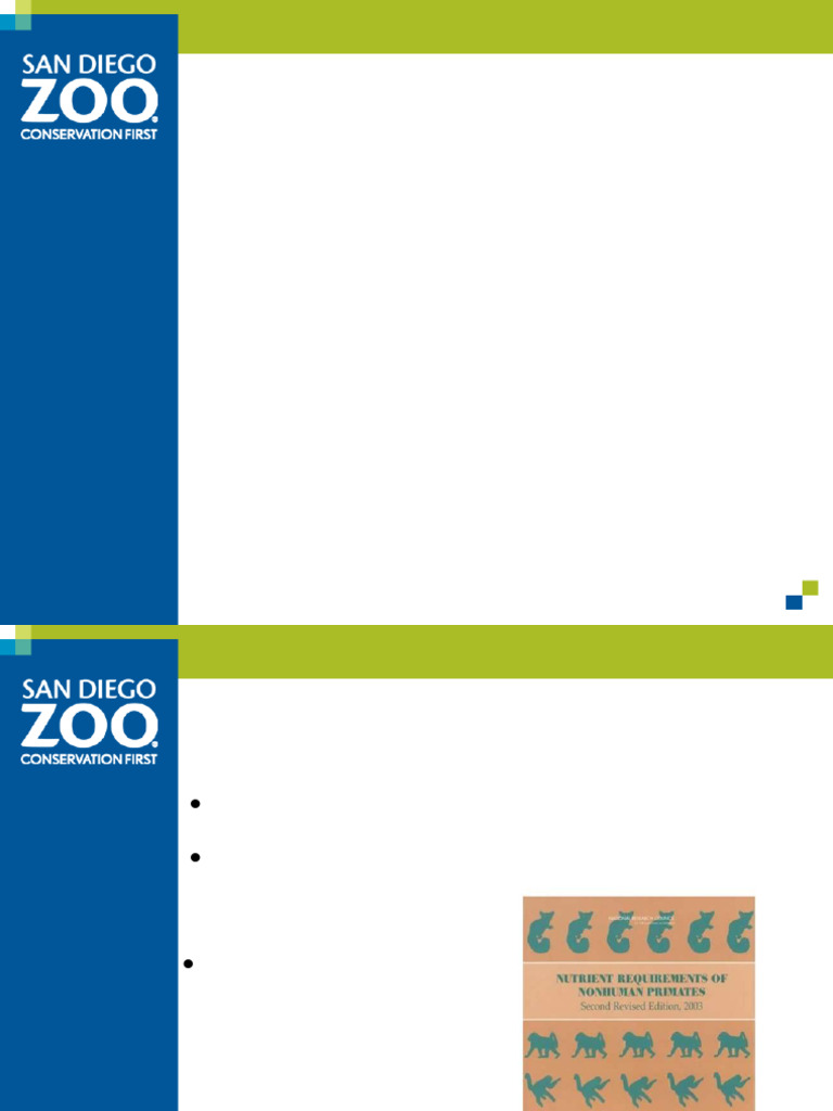 OU Nutrition - San Diego Zoo | PDF | Nutrients | Vegetables