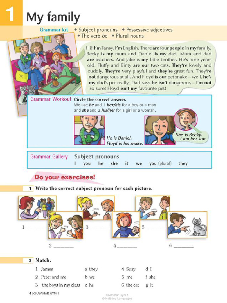 Grammar Gym 1 | PDF