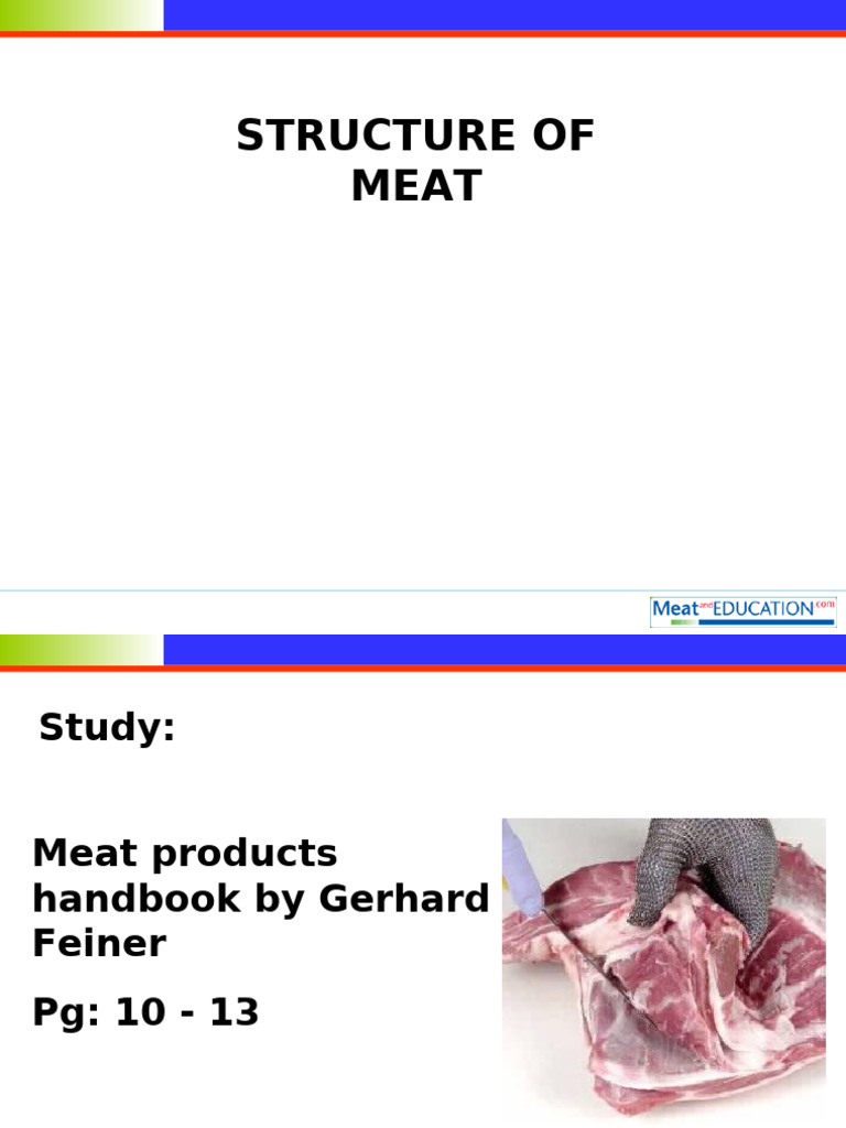 Meat Structure 1 | PDF | Wellness