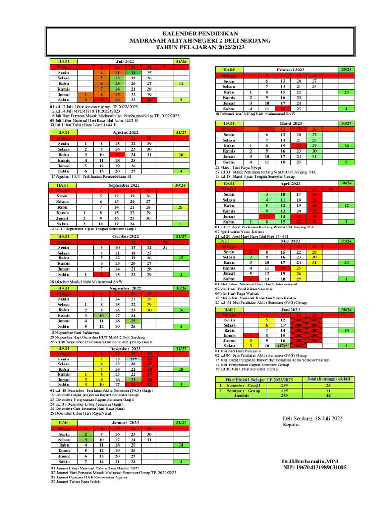 Kalender 2022 2023 | PDF