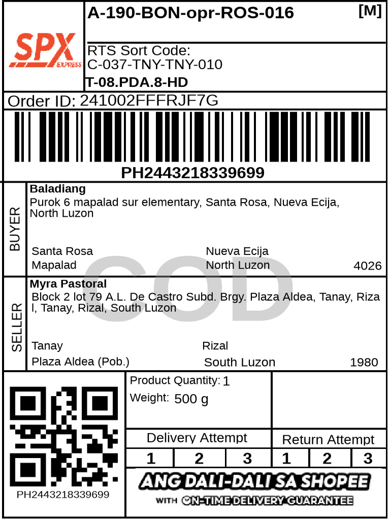 Air Waybill 604 | PDF