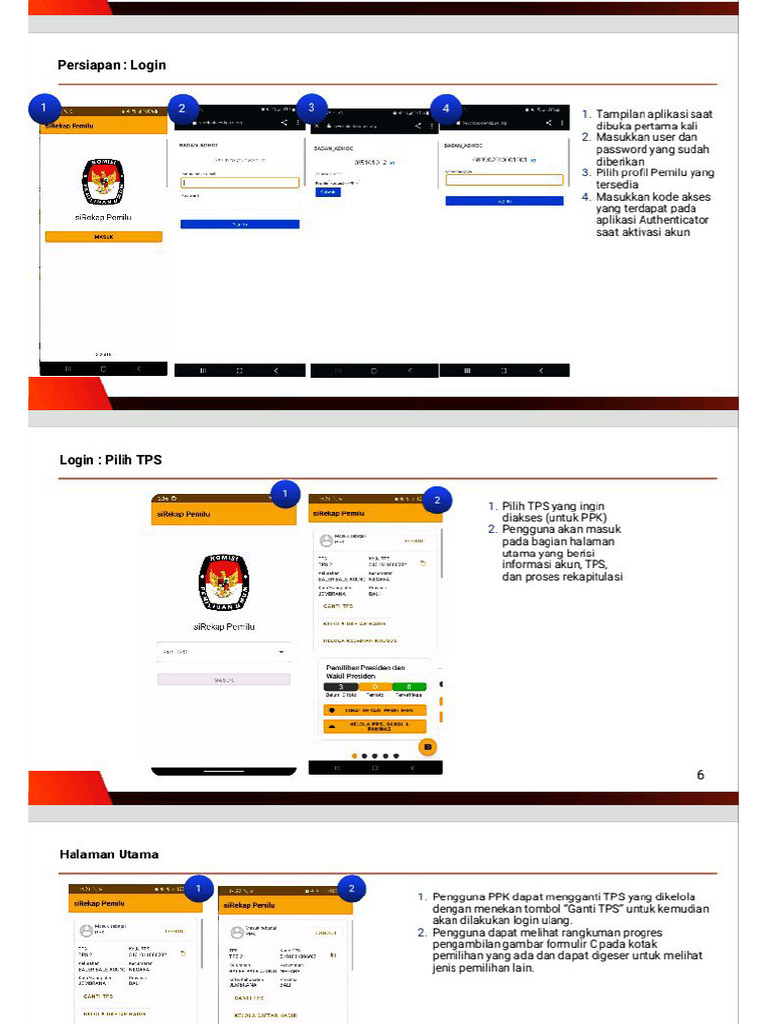 Panduan Sirekap 1 | PDF
