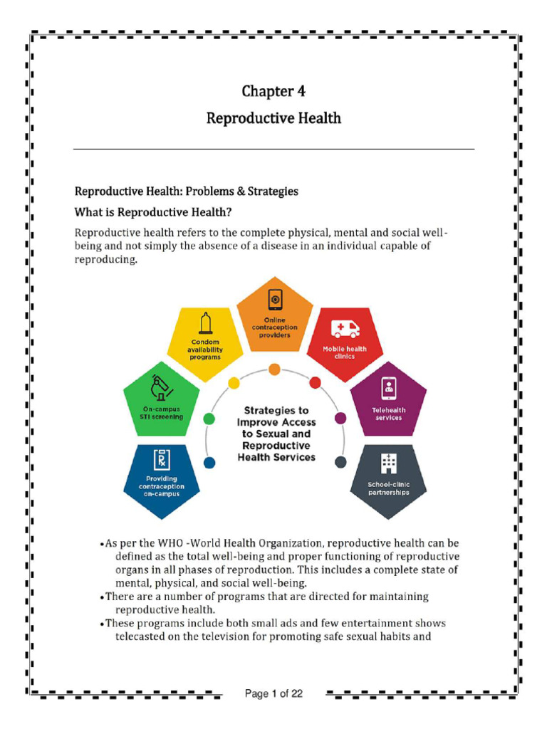 Classnotesreproductivehealth PDF | PDF