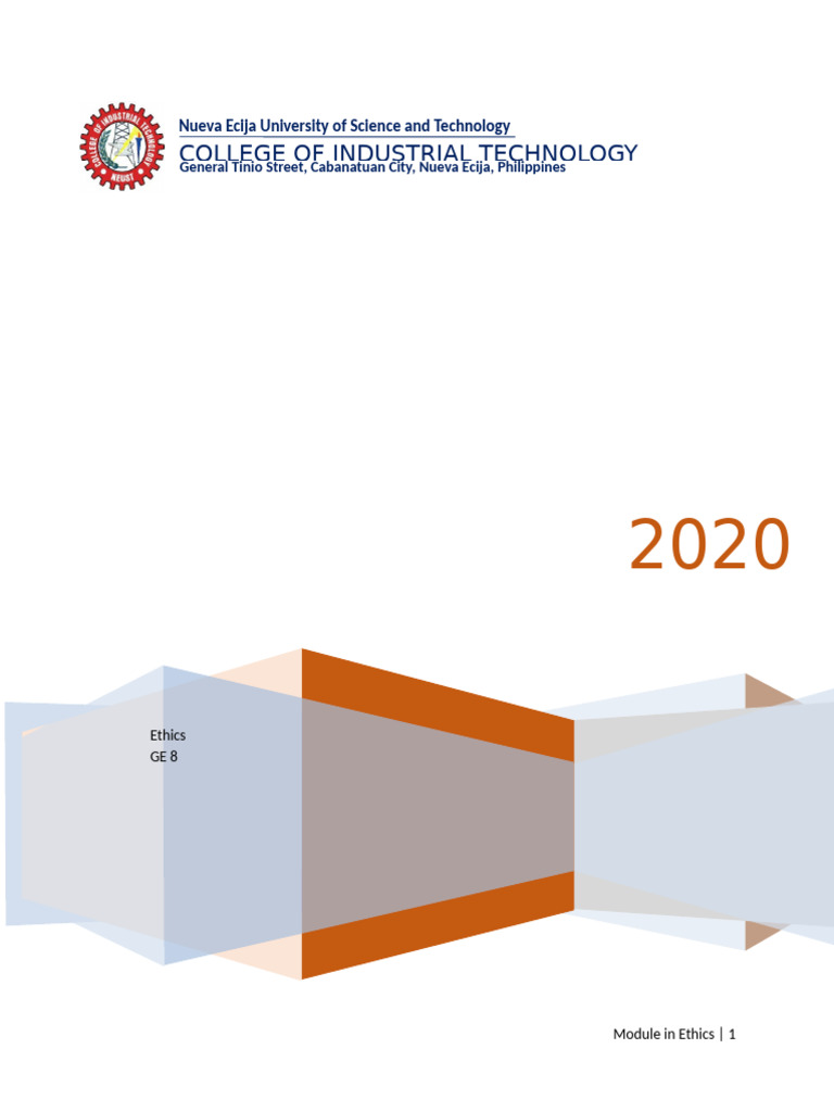 ETHICS-MODULE | PDF | Free Will | Morality