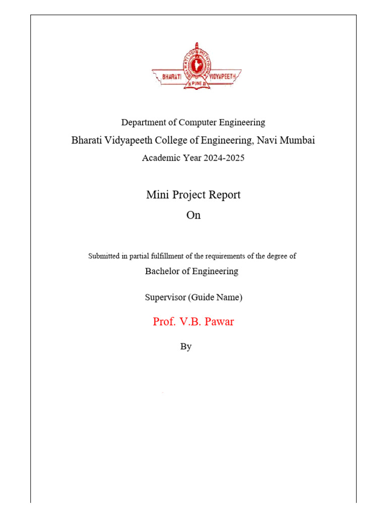 Maths Mini Project Format | PDF