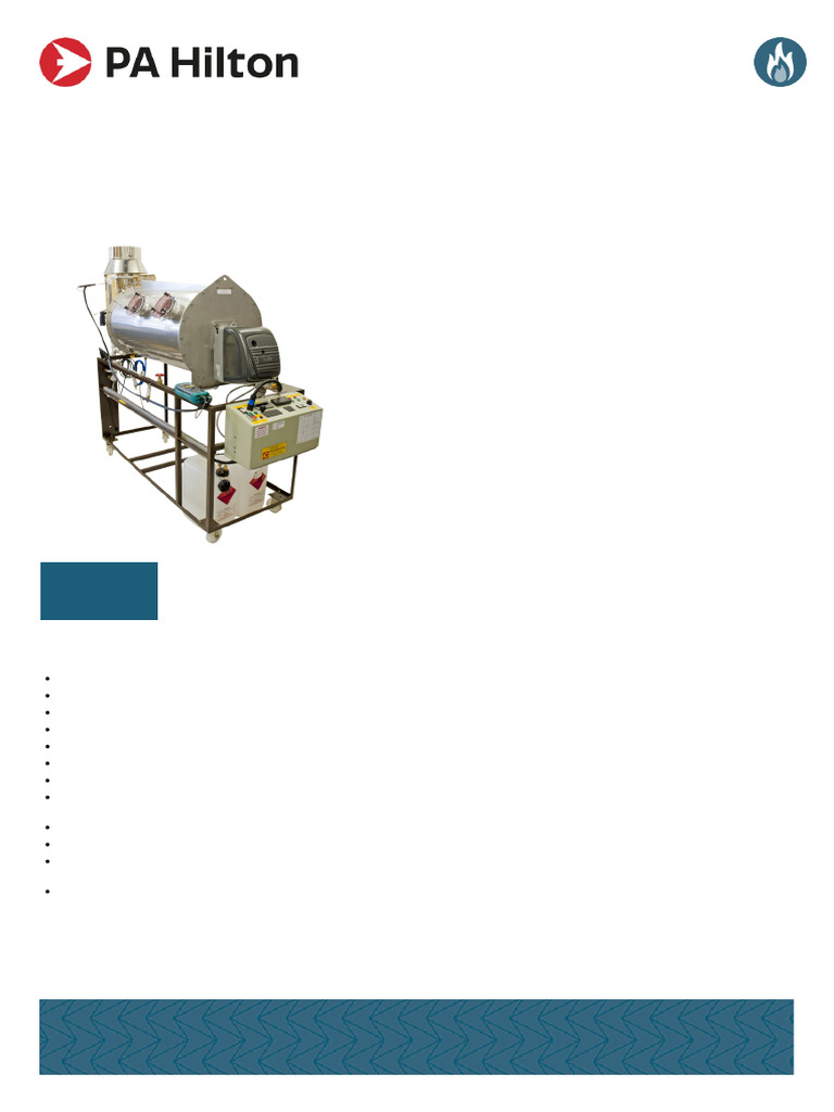 C492-230-A-B-COMBUSTION LABORATORY UNIT - GAS and OIL BURNER SUPPLIED ...