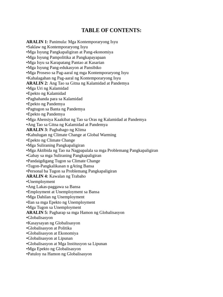 Table of Contents | PDF