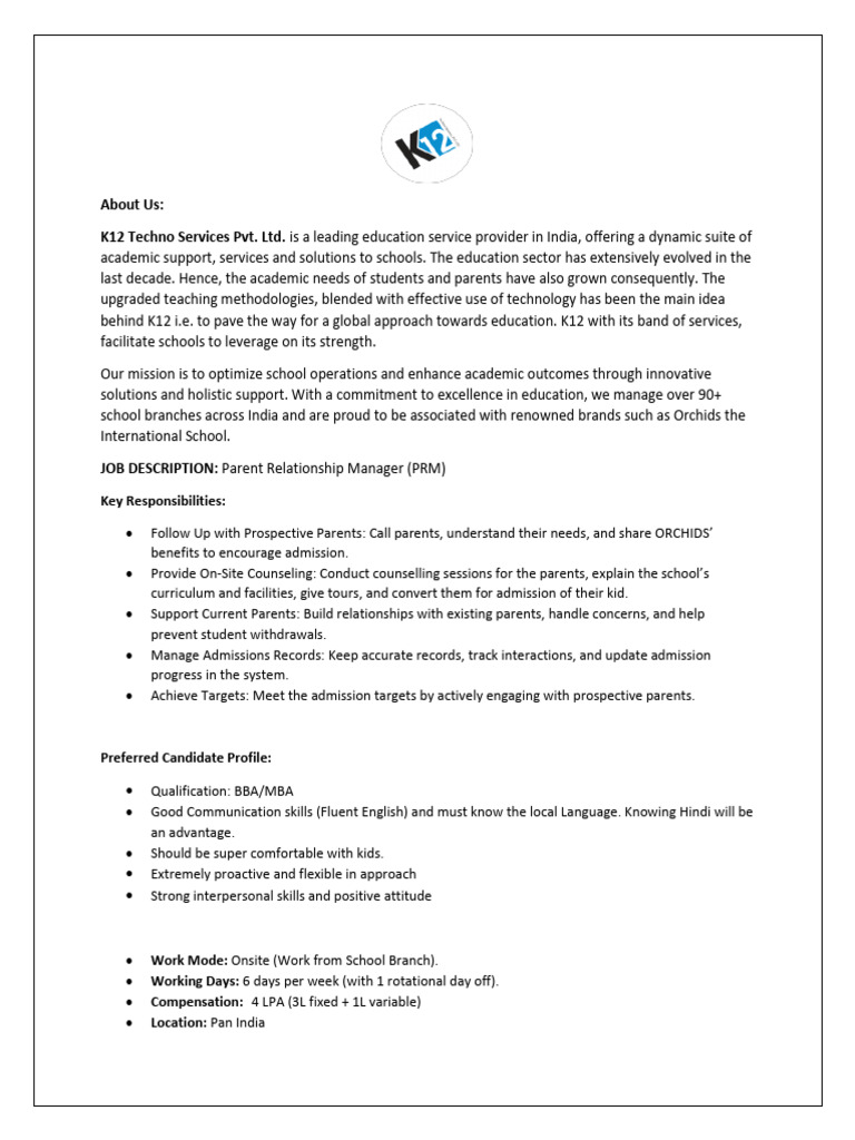 JD PRM | PDF | Wellness