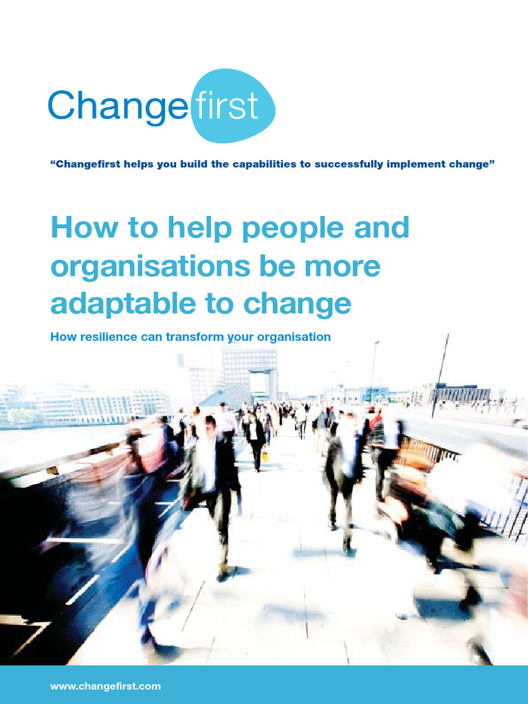 Building Resilience for Change Success | PDF | Psychological Resilience ...