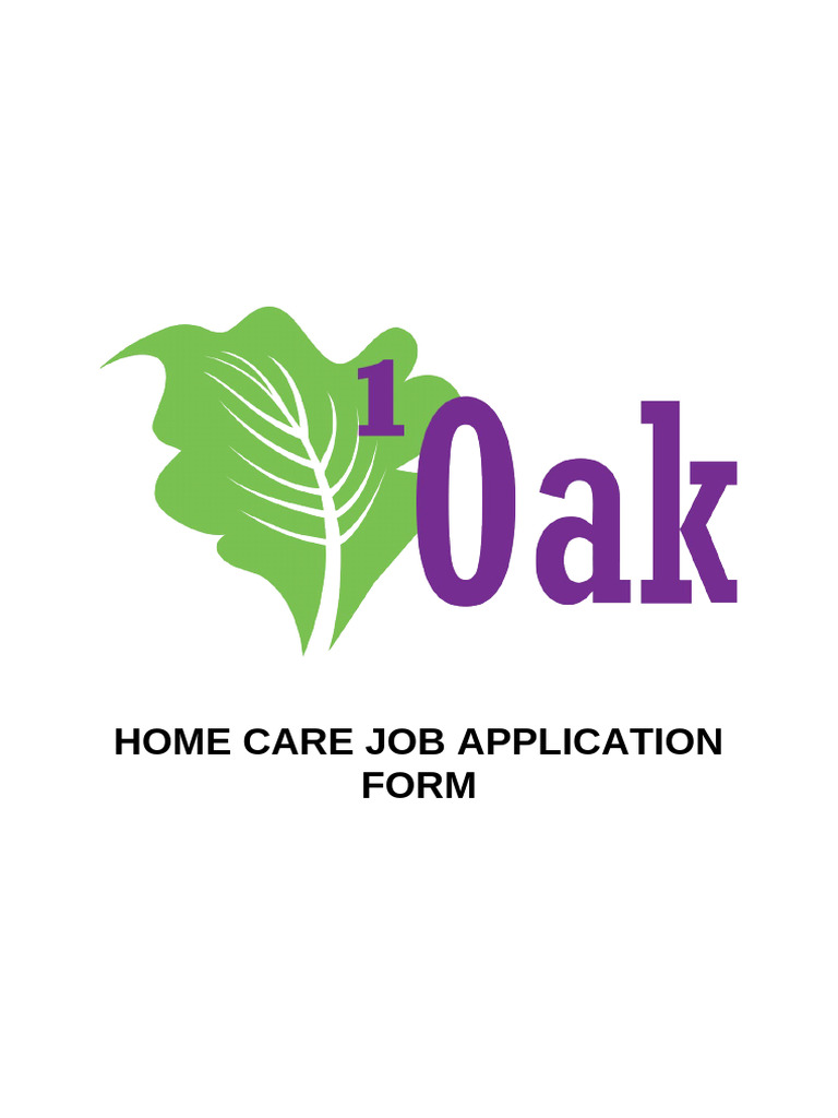 1 Oak Group Limited Application-Form | PDF